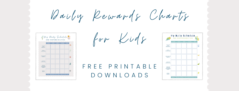 Daily Rewards Chart for Kids! (FREE Printable Download) – Hill Family ...